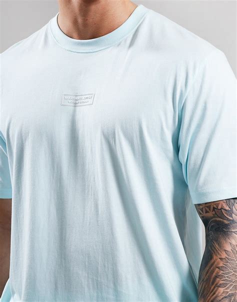 Marshall Artist Injection T Shirt Sky Blue Terraces Menswear