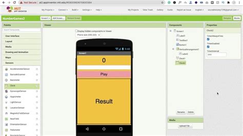 How To Make Number Game In Mit App Inventor 2 In 2025 Number Games