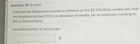 Solved Question Point Calculate The Employment Chegg Com