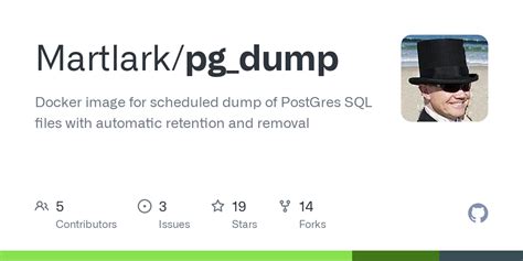 Github Martlarkpgdump Docker Image For Scheduled Dump Of Postgres Sql Files With Automatic