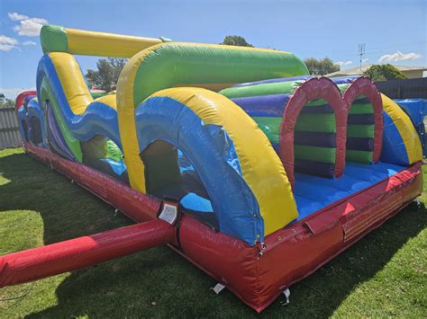 Retro Mini Obstacle Course Hire In Auckland New Zealand A1 Bouncy