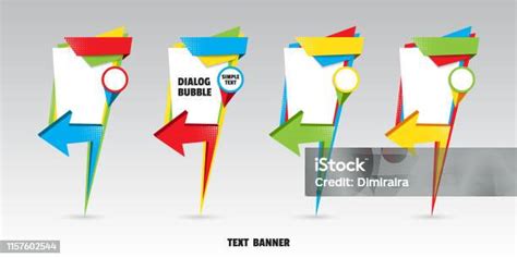 광고 라벨 스티커 할인 가격 태그의 디자인 종이 접기 화살표 연설 거품의 집합입니다 종이 종이 접기 화살표에서 메시지에 대한 지도 마커 대화 배너 벡터 다중 색상에 대한