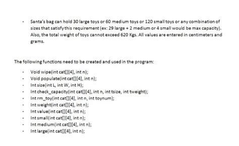 Solved Write A Program As Follows Create An Array Of