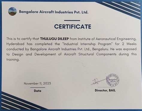 Dileep Thulugu On Linkedin Internshipexperience Structuraldesign Bail