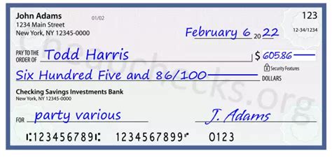 How To Write A Check For 605 Dollars Cheap Checks