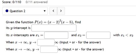 Solved Given The Function P X X2 2 X5 Find Its Chegg Com