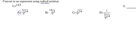 solved convert to an expression using radical