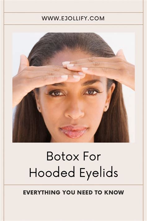 Botox For Hooded Eyes • A Complete Guide Botox Eyebrow Lift Botox Botox Brow Lift