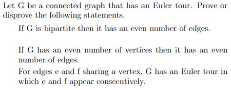 Answered Let G Be A Connected Graph That Has An Bartleby