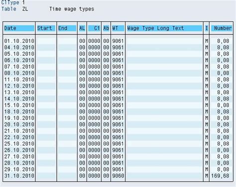 Sap Wage Types Tutorial Primary Secondary Dialog Time Sap Dope