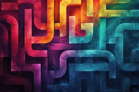 Premium Photo A Labyrinth With An Abstract White Backdrop Generative Ai