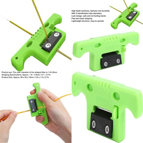 Professional Msat 5 Fiber Optic Ribbon Cable Stripper For Ftth With