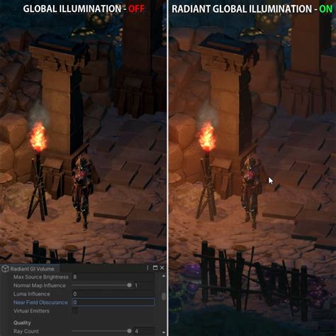 playing with global illumination in unity with radiant global