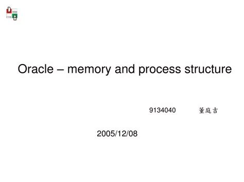Ppt Oracle Memory And Process Structure Powerpoint Presentation