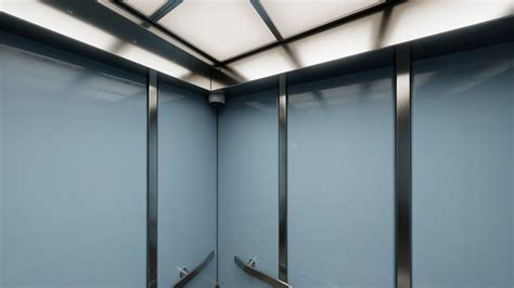 Artstation Real Time Elevator Cab Interior 02 Game Assets
