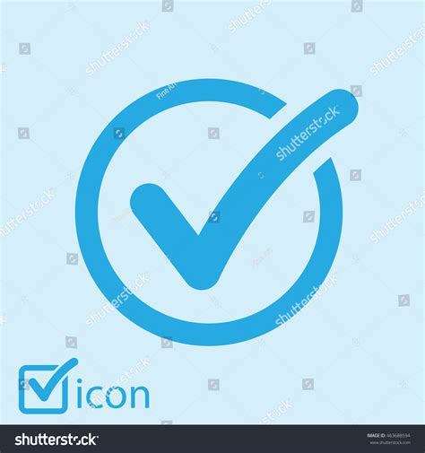 Check List Button Icon Check Mark Stock Vector Royalty Free Shutterstock