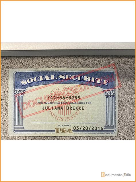Social Security Card Template 106 Documents Edit Social Security Card Template 106 Documents Edit