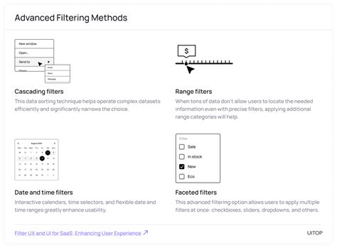 Filter Ux And Ui For Saas Enhancing User Experience Uitop