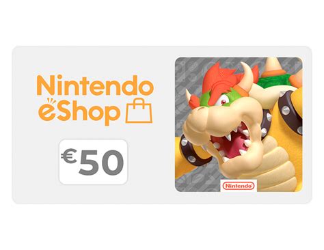 Карта оплаты Nintendo eShop 50 EUR [Цифровая версия]– купить в интернет ...