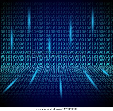 Binary Code Digital Numberstechnology Digital Background Stock Vector