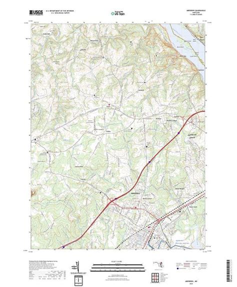 Maryland Usgs Topographic Maps American Map Store