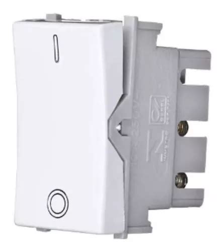 Módulo De Interruptor Bipolar Simple Siemens Ilus 10a 250v Color