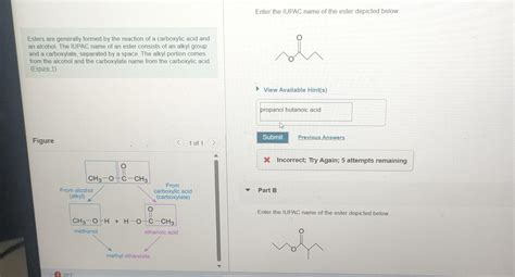 [solved] Esters Are Generally Formed By The Reaction O