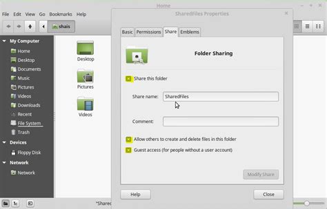 How To Share Files Via Linux Mint To Windows 10 Technig