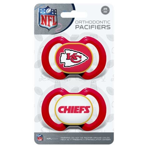 Kansas City Chiefs 2 Pack Pacifier 1 Unit Kroger