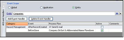 About The Event Handler Management Dashboard Aptify Support