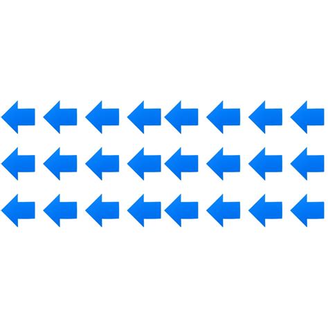 Masteelf 24 Pcs Directional Arrows Floor Stickers Removable Arrows Sign Decals For Floor
