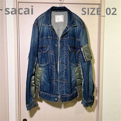 Sacai Scm 022 ドッキング デニム ジャケット メルカリ