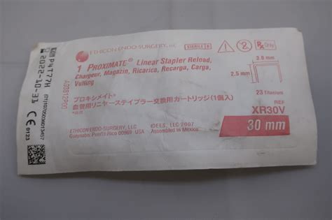 New Ethicon Xr30v Proximate Reloadable Staplers Cartridge White For Tx30 30 Mm Linear Stapler