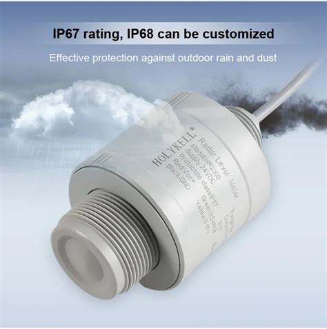 4 20ma Rs485 Modbus Continuous Level Measurements 80ghz Radar Level Sensor Transmitter For