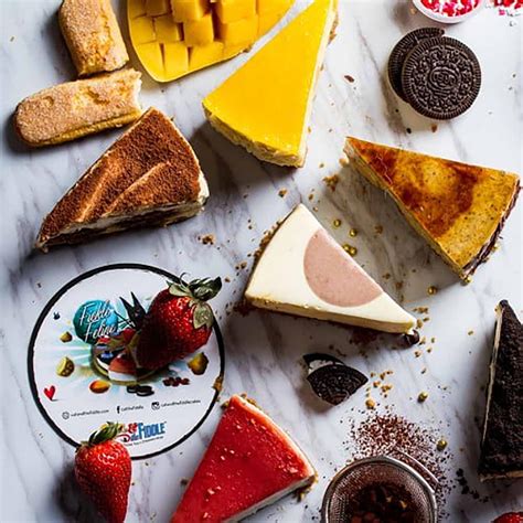 Online 10 Assorted Flavour Cheesecake Slices T Delivery In Singapore Fnp