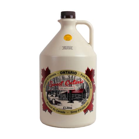4 Litre Maple Syrup Drudges Maple Syrup