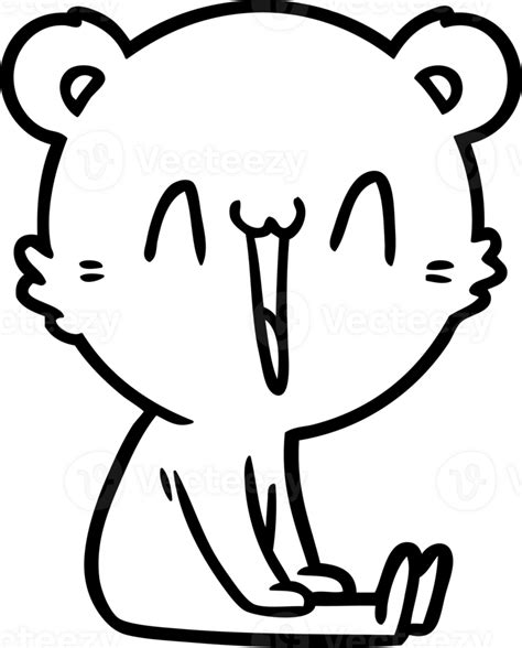 Contento Oso Dibujos Animados Icono 40484855 Png