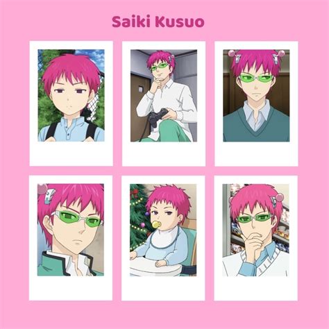 Jual Polaroid Anime Saiki Kusuo Saiki K Kaidou Shun Teruhashi Kokomi