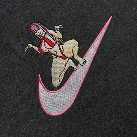 Limited Zero Two Squat Gyat Embroidered Gym Hoodie Wuhzabi
