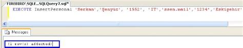 Serkan Şenyüz Ms Sql Server Stored Procedure Depolanmış Yordamlar 1