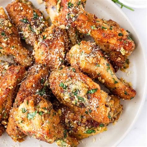 Crispy Garlic Parmesan Wings Cooking For My Soul