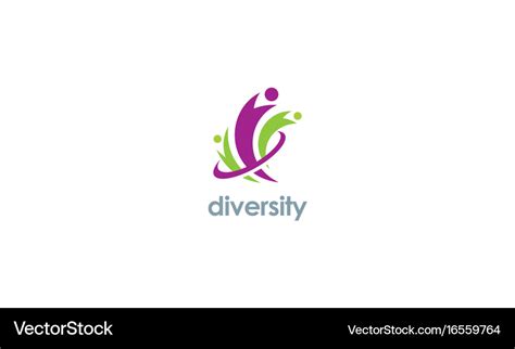Diversity Logo Royalty Free Vector Image Vectorstock