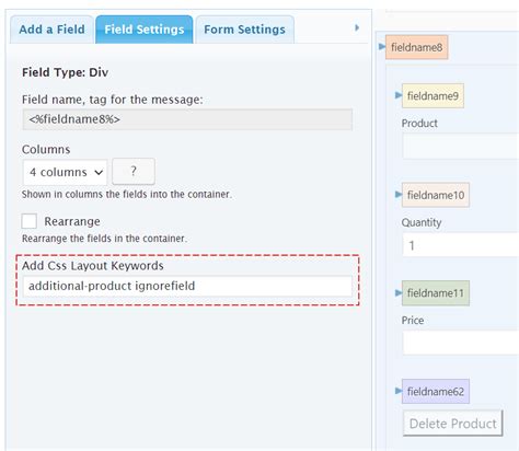 CFF Form With Optional Fields