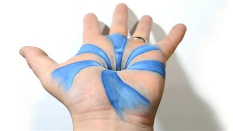 Trick Art Hole In Hand Optical Illusion Youtube