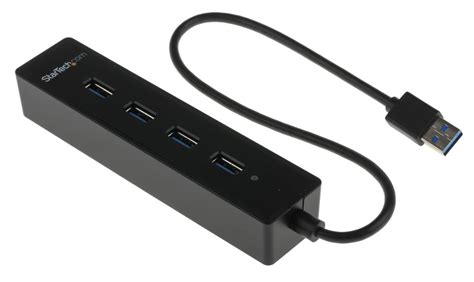 StarTech Com 4x USB A Port Hub USB 3 0 USB Powered RS Components Indonesia