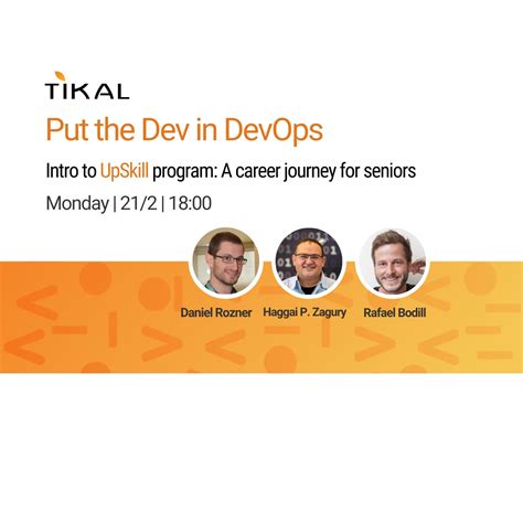 Tikal On Linkedin Put The Dev In Devops Webinar Is Coming Up 212