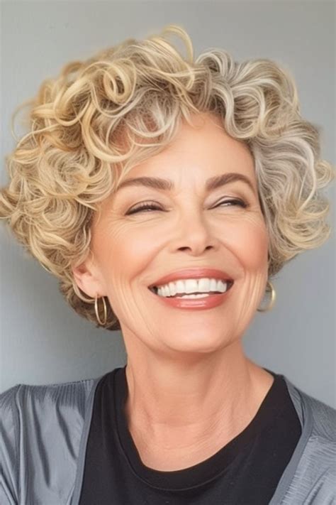 25 Stunning Curly Hairstyles For Older Women Fabbon