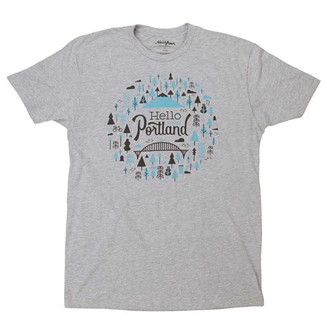 Burst Tee Portland Oregon Souvenirs And Ts Hello From Portland
