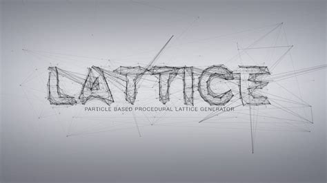 Lattice Generative Design Particle Photoshop Plugin
