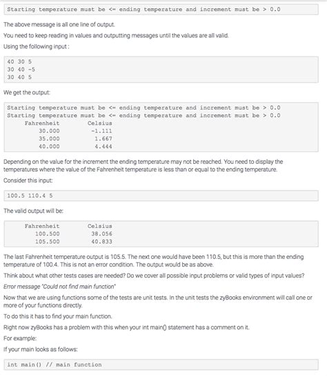 Solved This Program Will Convert A Set Of Temperatures From